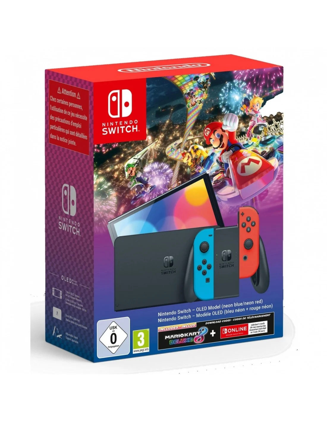 Nintendo Switch Consola OLED Mario Kart 8 Deluxe Digital