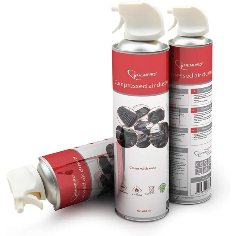 Gembird Spray De Aire Comprimido 600ml