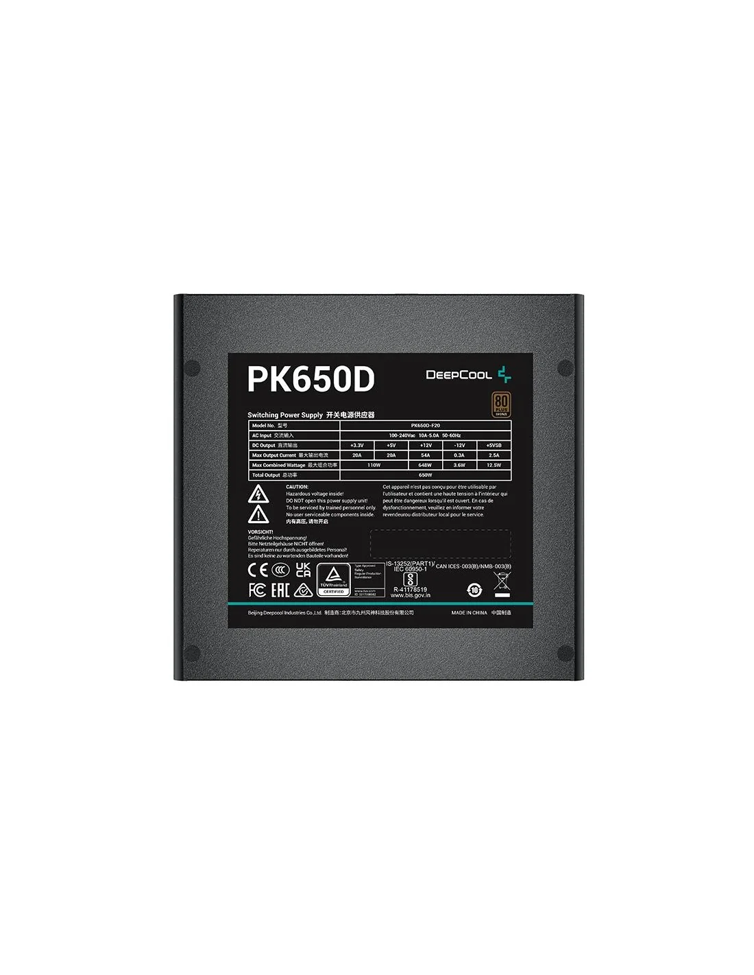 DeepCool PK650D 650W 80 Plus Bronze
