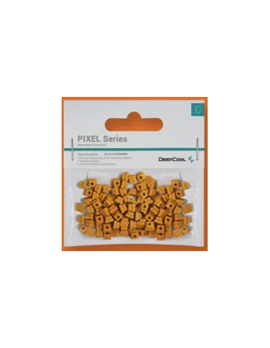 Deepcool PIXEL Series Gomas 100 Unidades Naranja