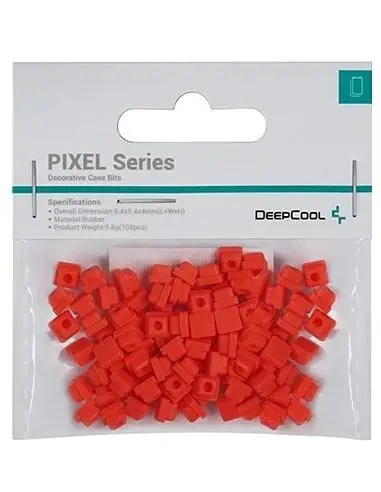 Deepcool PIXEL Series Gomas 100 Unidades Rojo