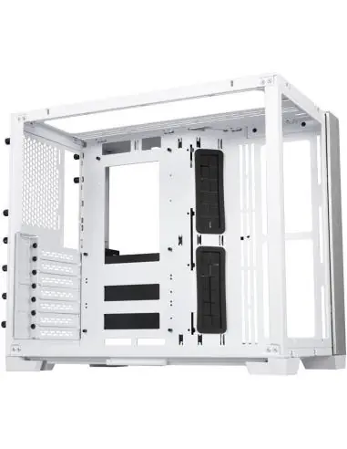 Lian-Li O11 Dynamic Mini Snow Cristal Templado Blanca