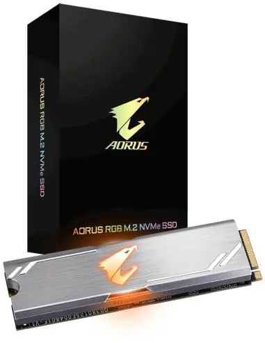 Gigabyte AORUS RGB NVMe SSD M.2 512GB PCIe 3.0 con Disipador