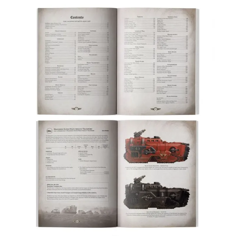 Horus Heresy Liber Astartes Army Book