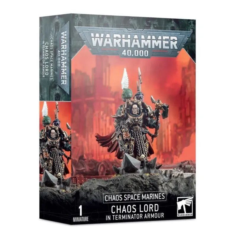 Señor del Caos con armadura Exterminador Warhammer 40.000