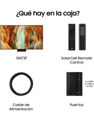 Televisión Samsung TQ65QN73FATXXCTV 65 Neo QLED de 65" 4K
